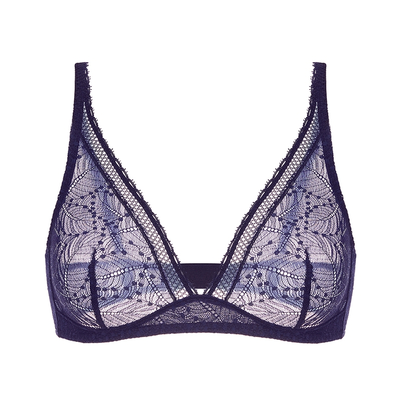 podprsenka triangle bez kostice a výstuže COMETE midnight Strih ...