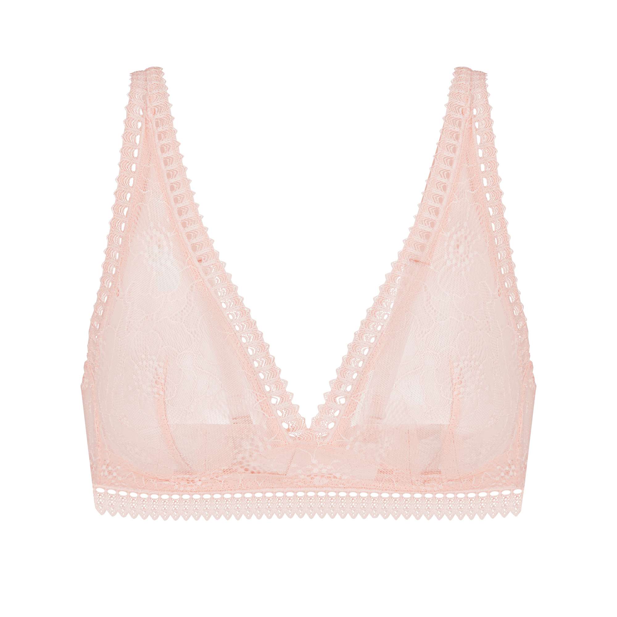 podprsenka triangle bez kostic SWING petal powder Střih: nevyztužená ...