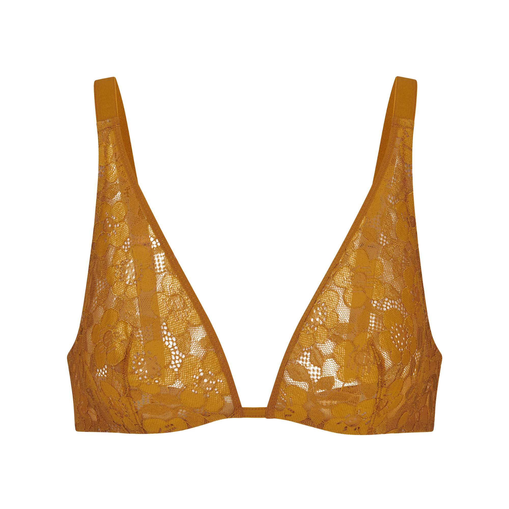 podprsenka triangle s kosticí MARGUERITE pretty gold | Simone Pérèle