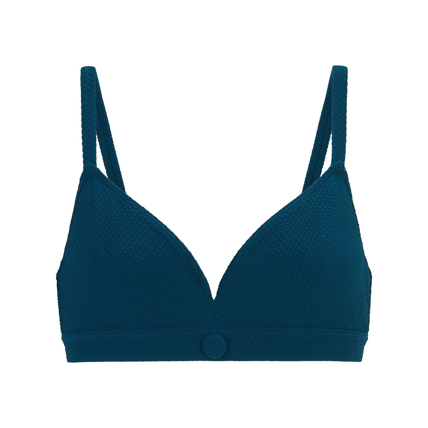 Vrchní díl plavek - triangle s kosticí GAIA abysse green | Simone Pérèle