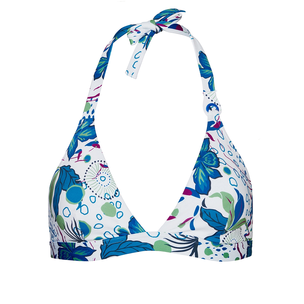 plavková podprsenka triangle nevyztužená Néroli white littoral | Simone ...