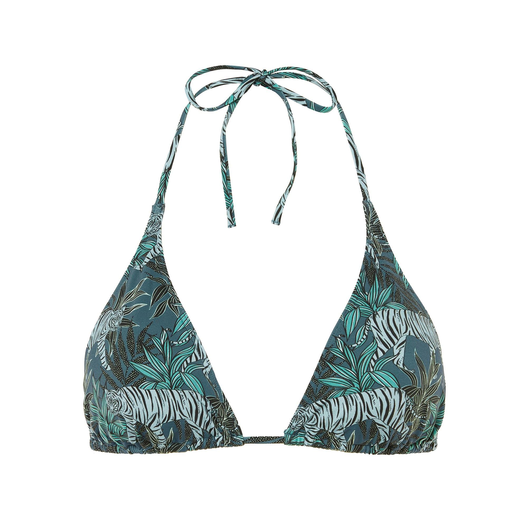 plavková podprsenka triangle nevyztužená AGATHE imprimé jungle night ...